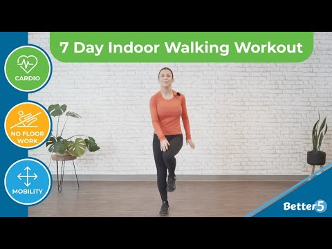 7 Day Indoor Walking Workout Preview - YouTube