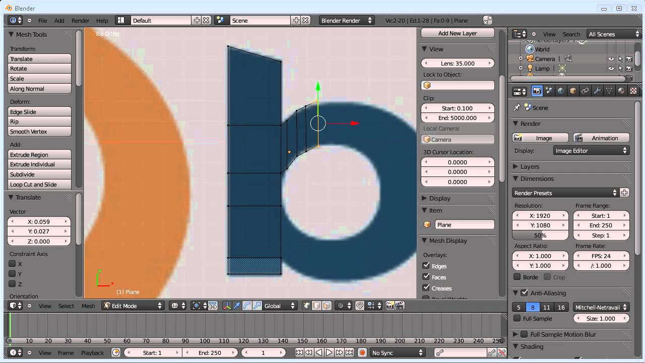 Blender 2.5 Back to the Basics: Episode 3 - modeling - YouTube