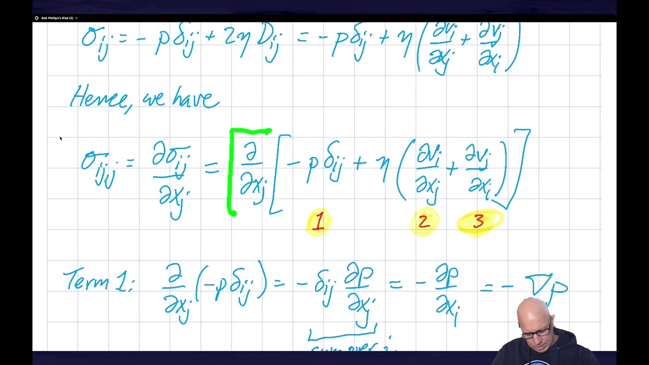 Derivation of the Navier–Stokes equations - YouTube