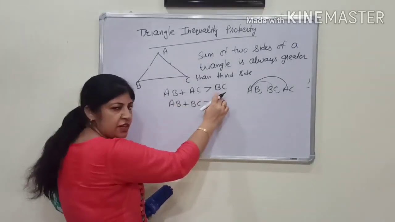 Class VII - Triangle inequality property - YouTube