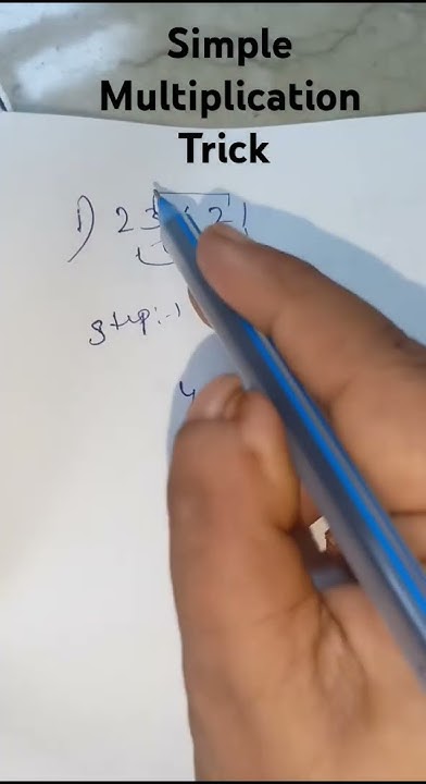 simple Multiplication Trick #mathshorts #mathstricks #mathstricksmagic #math #multiplication # ...