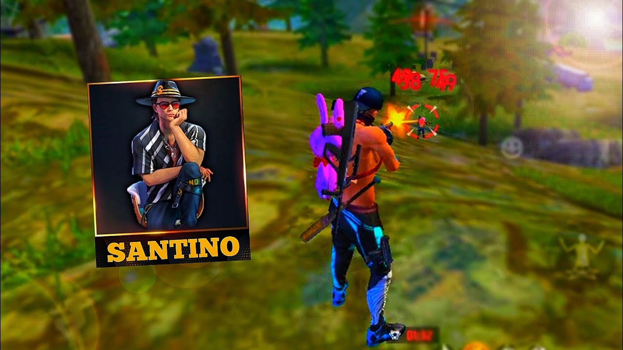 TESTANDO O PODER DO PERSONAGEM SANTINO!! FREE FIRE MOBILE - YouTube