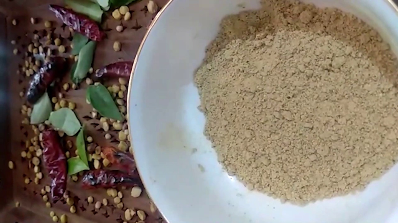 PARAPU CHUTNEY POWDER /SPICY PARAPU PUDI/DOSA /IDLY PUDI-TAMIL. - YouTube