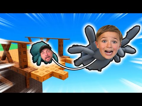 WE ARE WEBBED TOGETHER in MOST FUNNY ROBLOX 2 PLAYER OBBY!