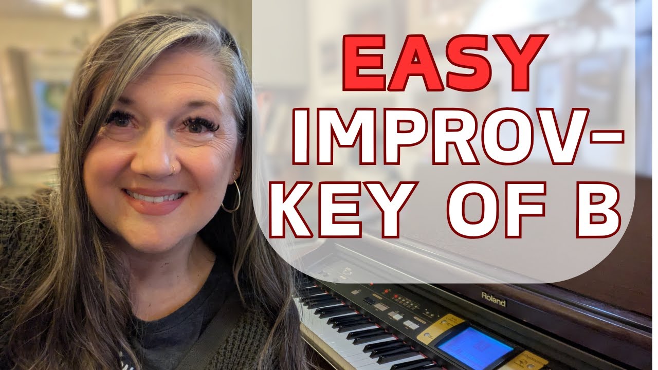 Easy B-Major Piano Improv for Beginners- Step-By-Step Tutorial - YouTube