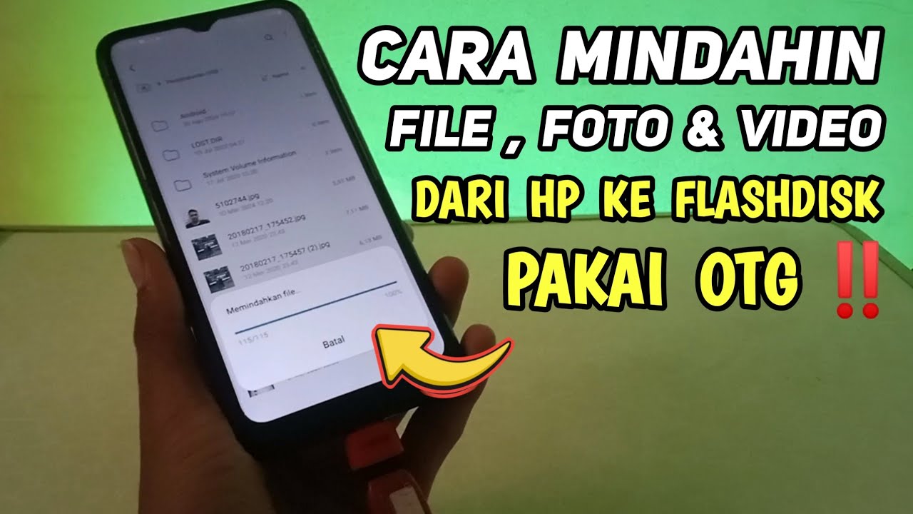 CARA MEMINDAHKAN FILE DARI HP KE FLASHDISK | CARA MEMINDAHKAN FILE FOTO ...