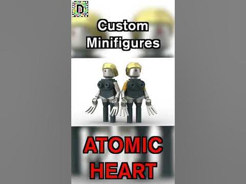 Кастомные минифигурки ATOMIC HART близняшки из Лего // Custom ATOMIC ...
