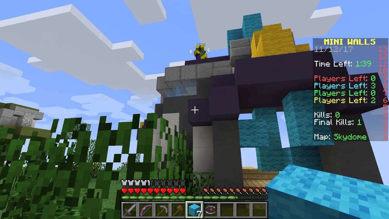 Minecraft Mini walls - YouTube