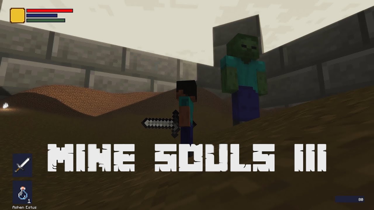 Mine Souls III Souls-like game - YouTube