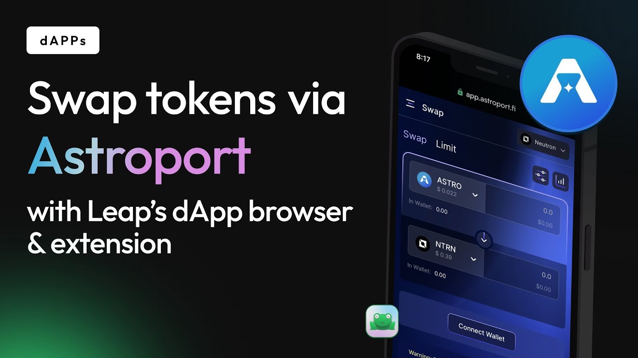 How to Swap Tokens on Astroport using Leap Wallet Browser Extension ...