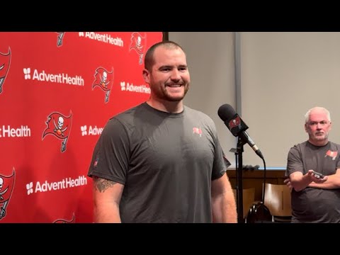 Rookie OL Elijah Klein speaks to media ahead of Buccaneers rookie ...
