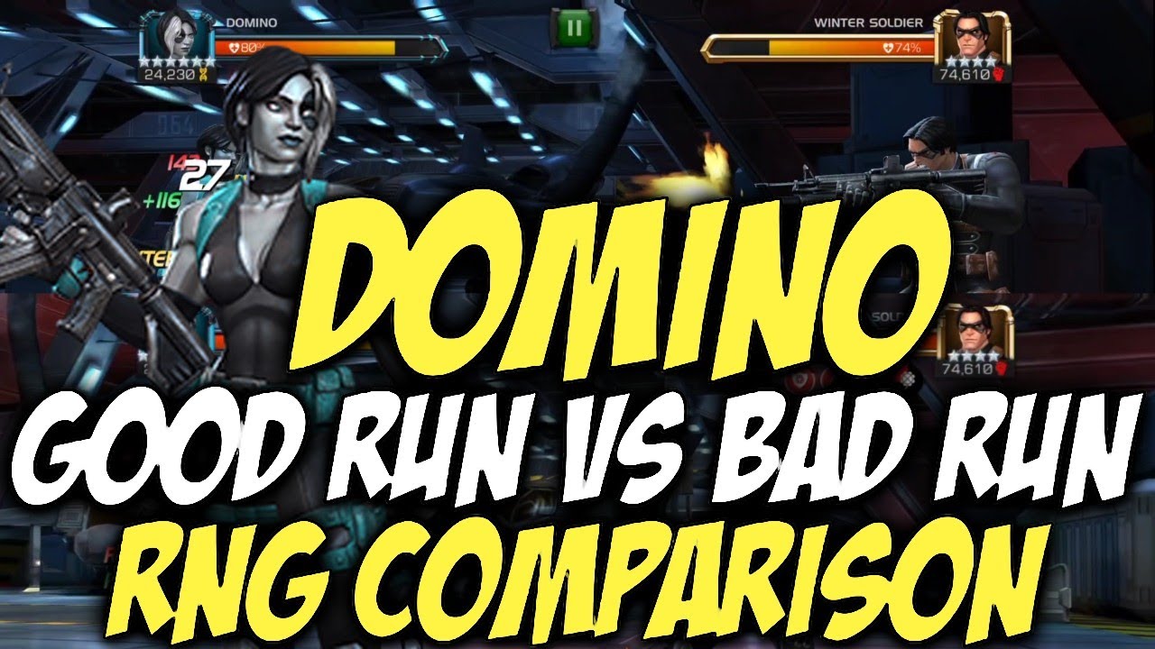 Domino Good Run Vs Bad Run RNG Comparison | Big Difference! | Marvel ...