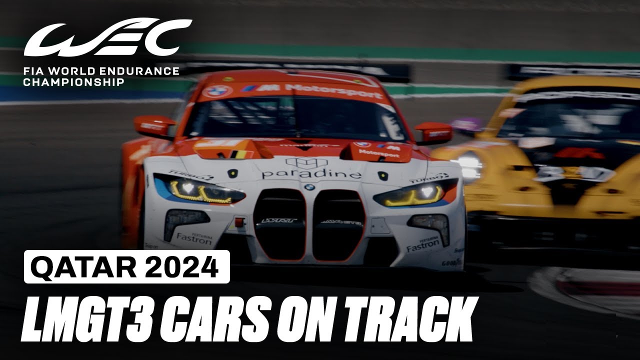 All The LMGT3s On Track I Qatar Airways Qatar 1812 KM I FIA WEC - YouTube