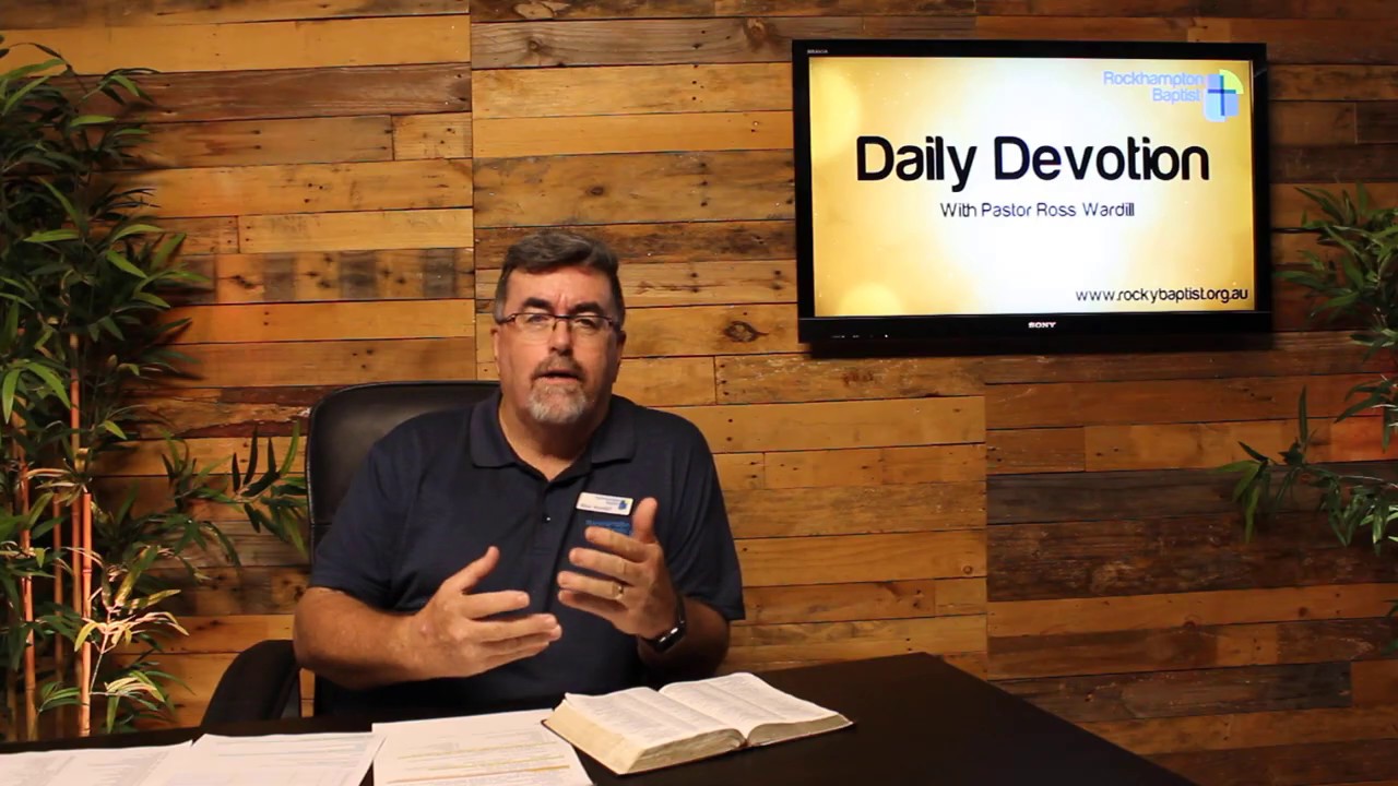 Daily Devotion with Pastor Ross (2 April 2020) - YouTube