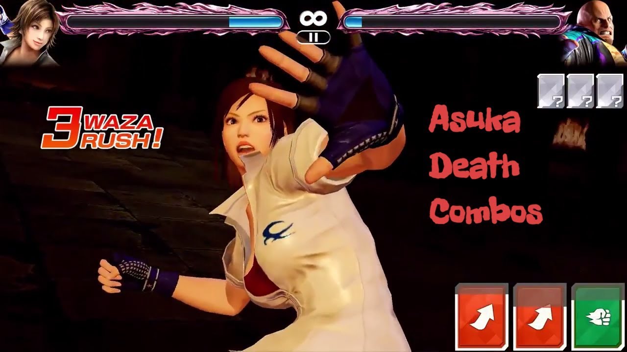 Asuka - Death combos Tekken Mobile (Android/IOS) - YouTube