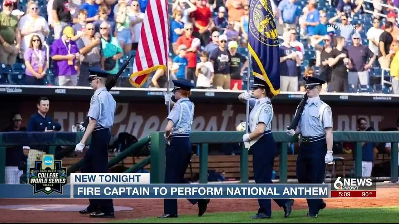 CWS 2023: Omaha fire captain to sing National Anthem at First ...