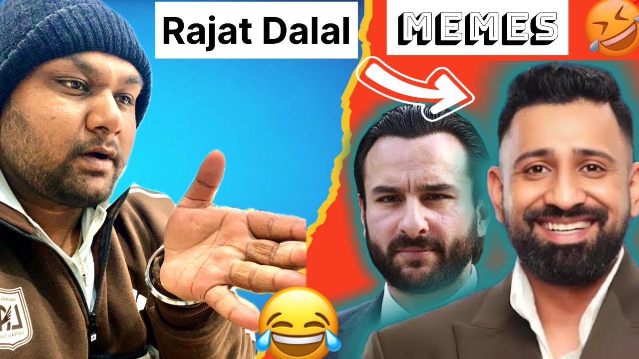 Reaction on Rajat Dalal Memes 🤣🤣 - YouTube