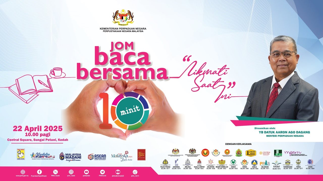 JOM BACA BERSAMA 10 MINIT 2025 | NIKMATI SAAT INI | 22 APRIL 2025 ...