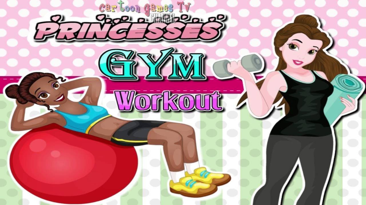 Disney Princesas entrenamiento de la gimnasia: juegos princesa aptitud ...