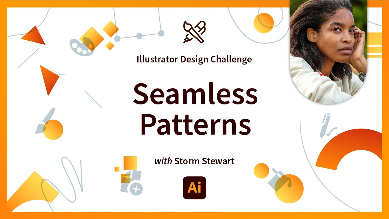Seamless Patterns | Illustrator Illustration Challenge - YouTube