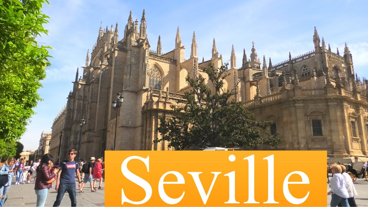 Seville Spain, Downtown 4k Walk tour . Sevilla Walking Tour 2023 - YouTube