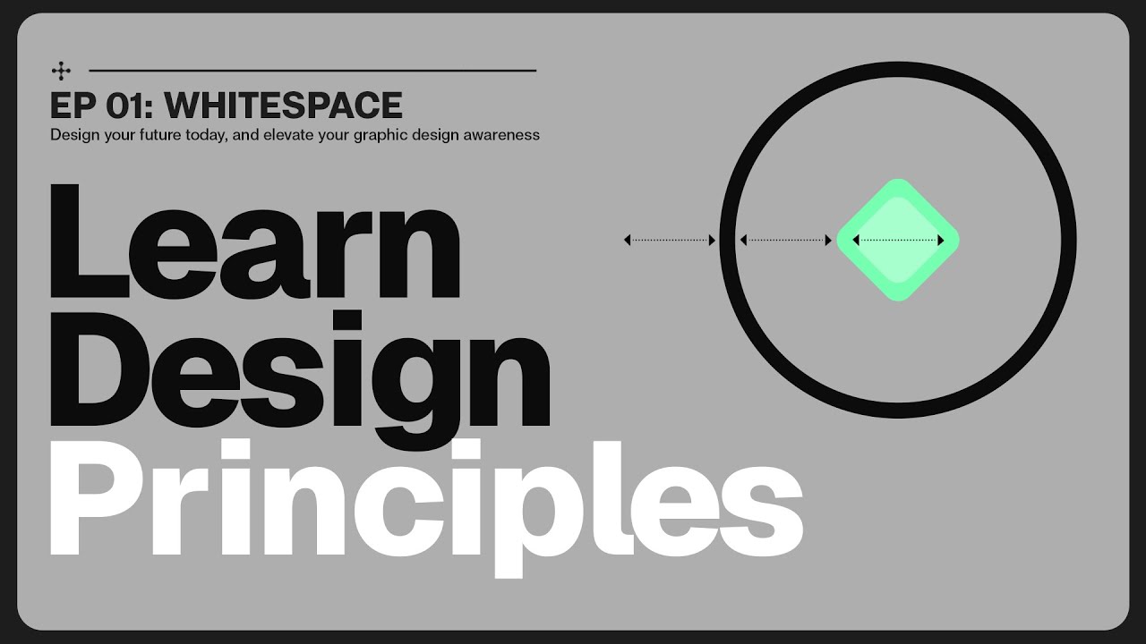 Graphic Design Principles Master-Class! (Ep 1 White Space) - YouTube