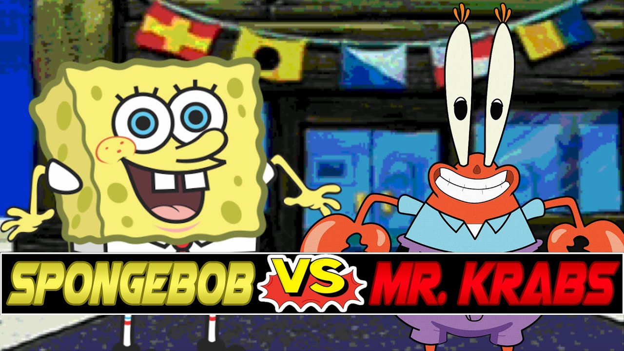 M.U.G.E.N. Battles | SpongeBob vs Mr. Krabs - YouTube