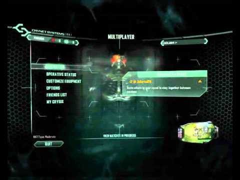 Crysis 2 Menu - YouTube