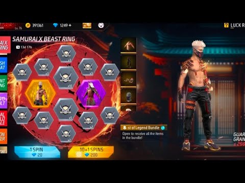 New Free Fire Max Event |. SAMURAI X BUNDLE | #freefire #garenafreefire ...