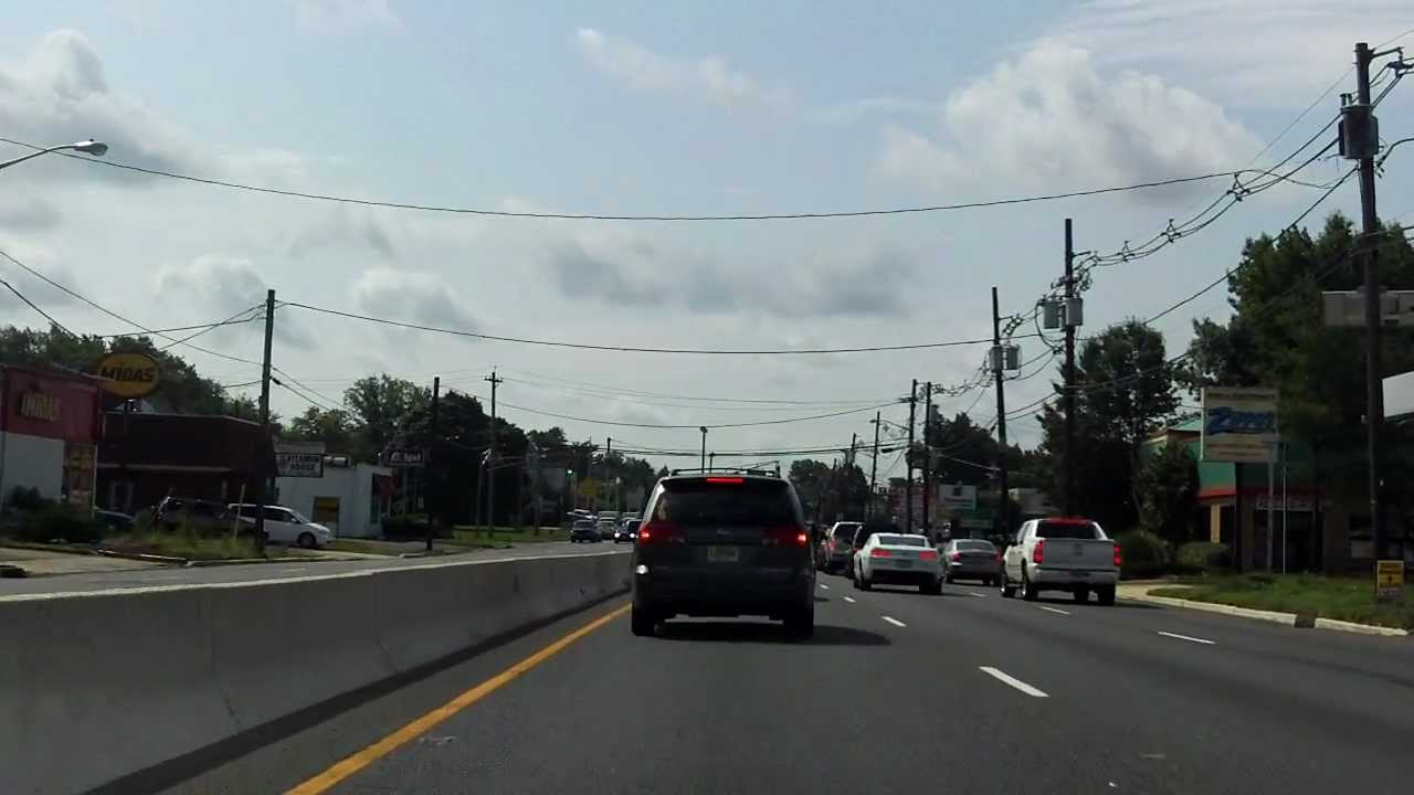 NJ 18 (NJ Turnpike to CR 527) southbound - YouTube