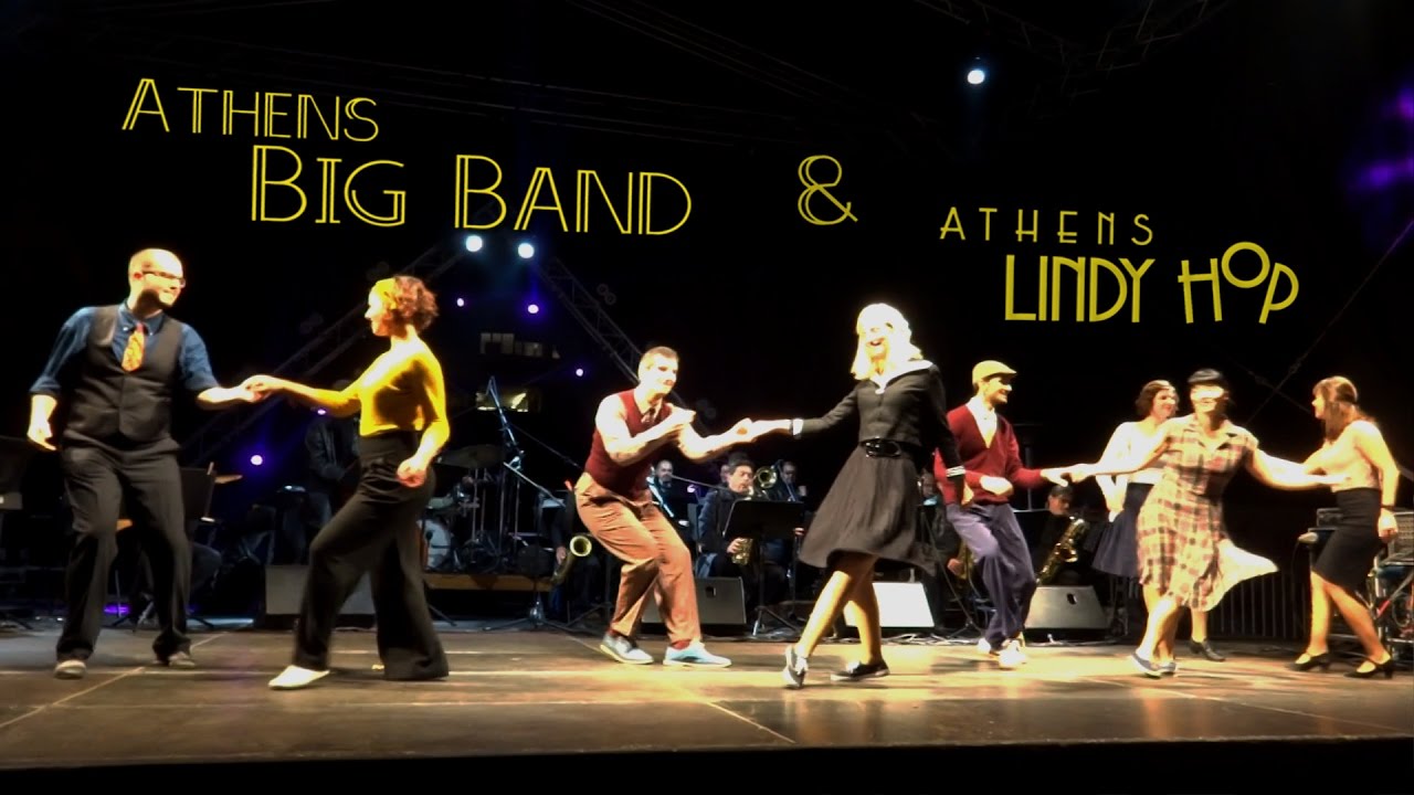 Athens Lindy Hop & Athens Big Band | Xmas 2016 - YouTube