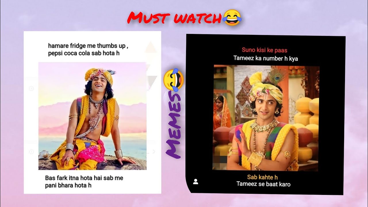 #Radhakrishn memes🤣|Enjoy|Laugh| make you day|#Sumellika Memes😂# ...