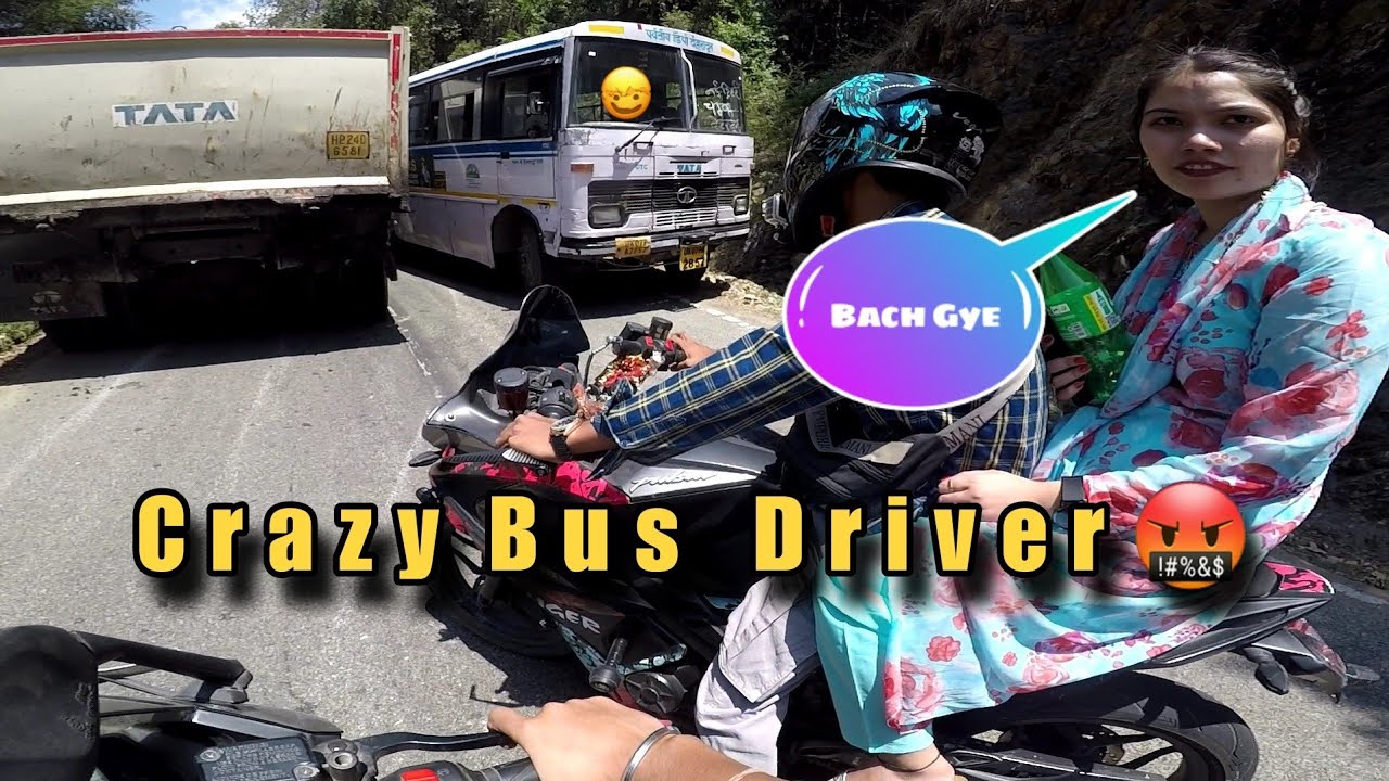 Idiot Bus Driver | Ride Gonna Wrong 🤬 | Extreme Road Rage Bus Driver | Bach Gye Aaj - YouTube