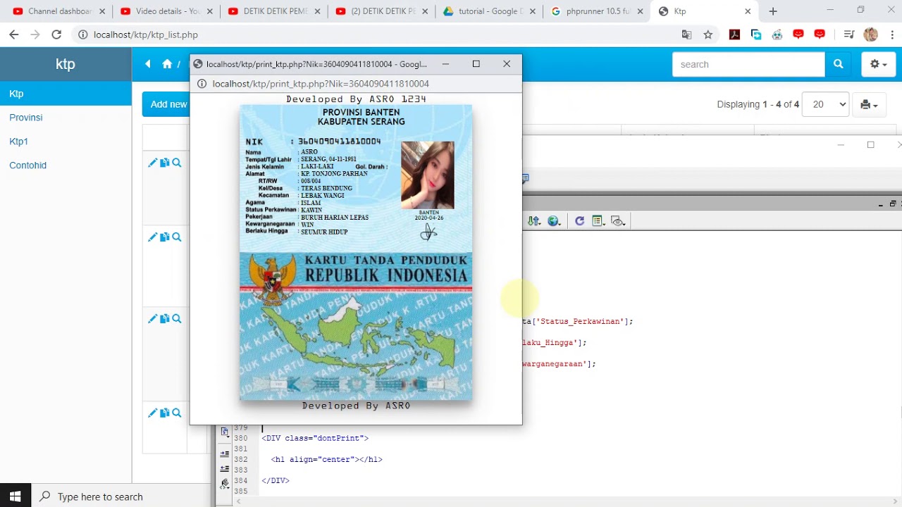 SAMPLE PHPRUNNER CONNCECTED EXTERNAL PAGE REPORT - YouTube