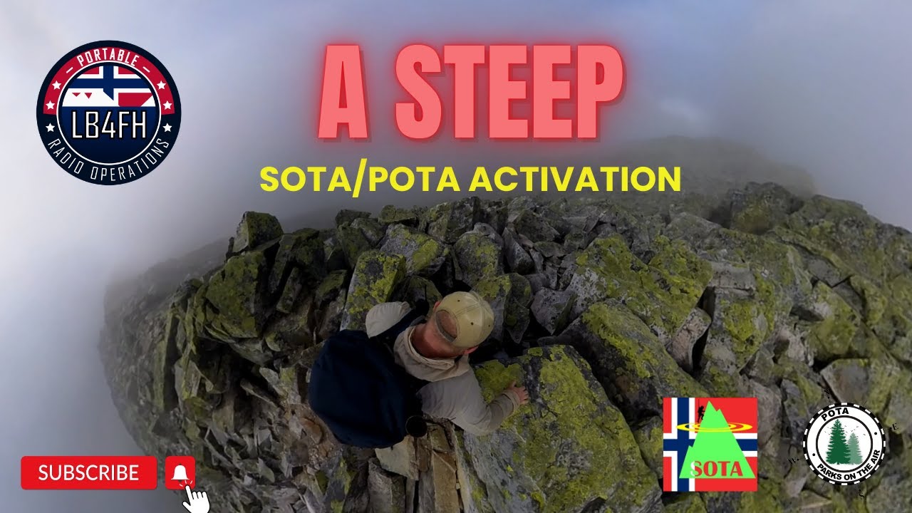 A STEEP SOTA/POTA Activation in Norway - YouTube
