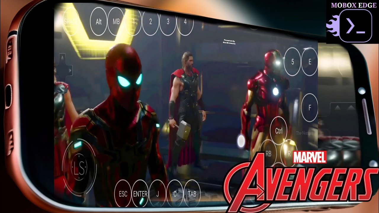 Marvel Avengers Play On Mobile Game Test - Mobox Edge - YouTube