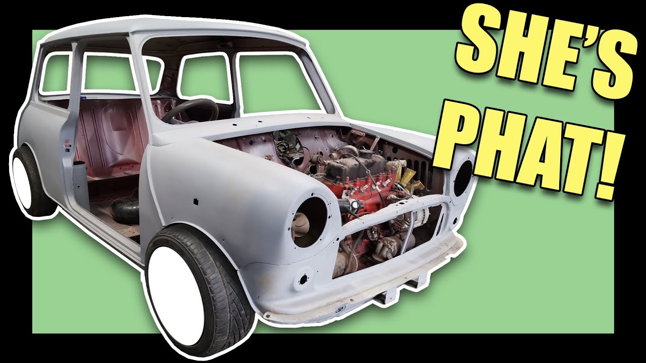 Classic Mini Project Episode #2 | New Wheels Test Fitted & Engine ...