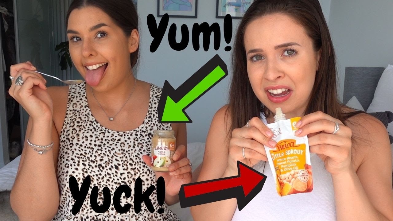 We Ate Baby Food - Ruby and Emma - YouTube