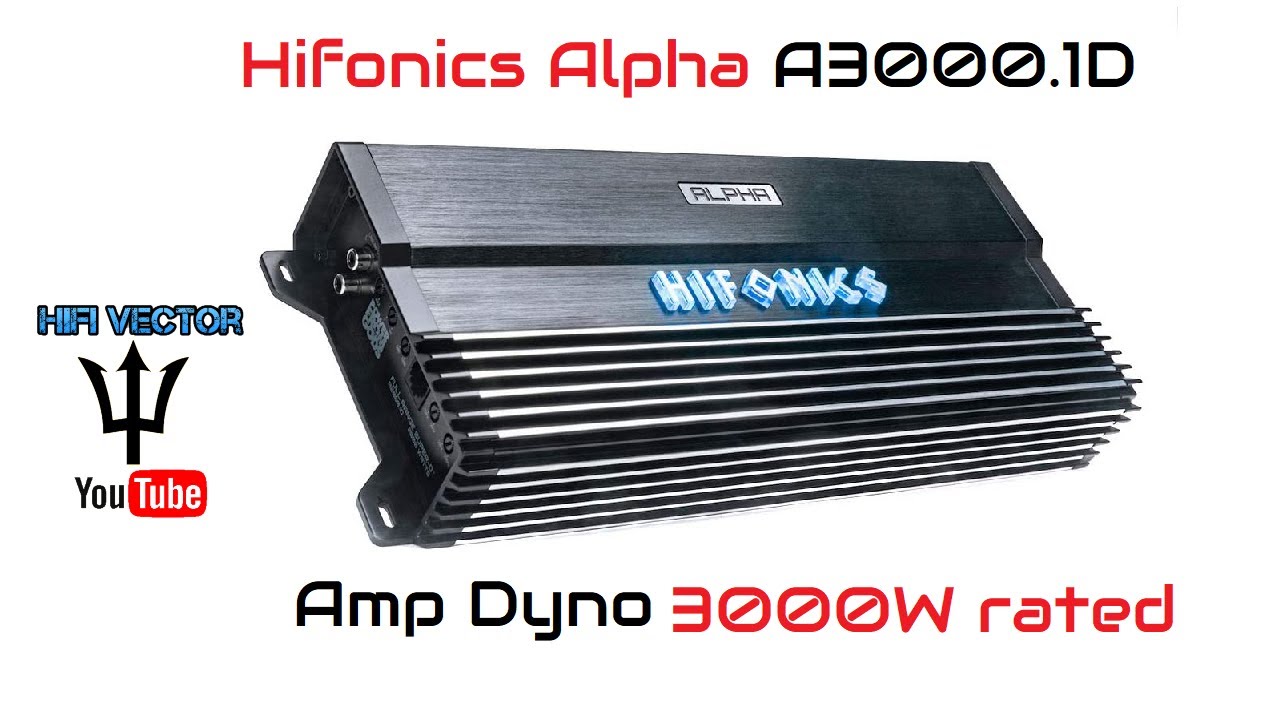 Hifonics Amp dyno Alpha A3000.1D HiFi Vector DL14 audio dummy load with ...