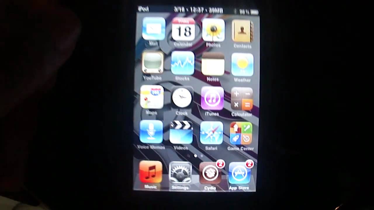 How to make your Ipod or Iphone scroll in 3D - YouTube