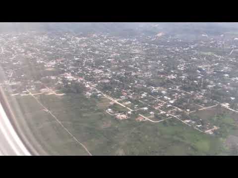 TAG Airways #120 ERJ145 landing FRS, Flores, Guatemala, 2019-01-14 ...