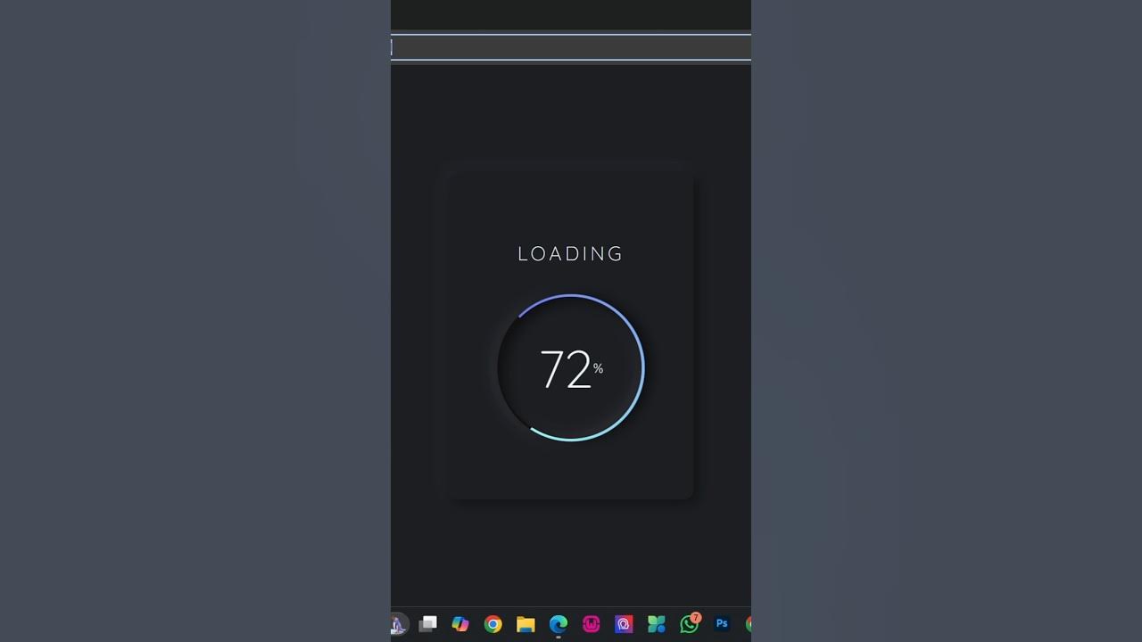 Build A Cool Loading Spinner With Html And Css 💻🔄 Animation In Css Html Css Coding