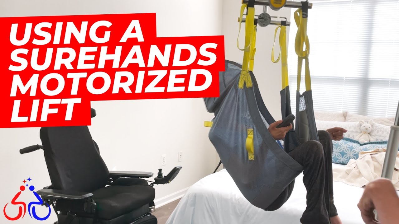 USING A SUREHANDS MOTORIZED LIFT - YouTube