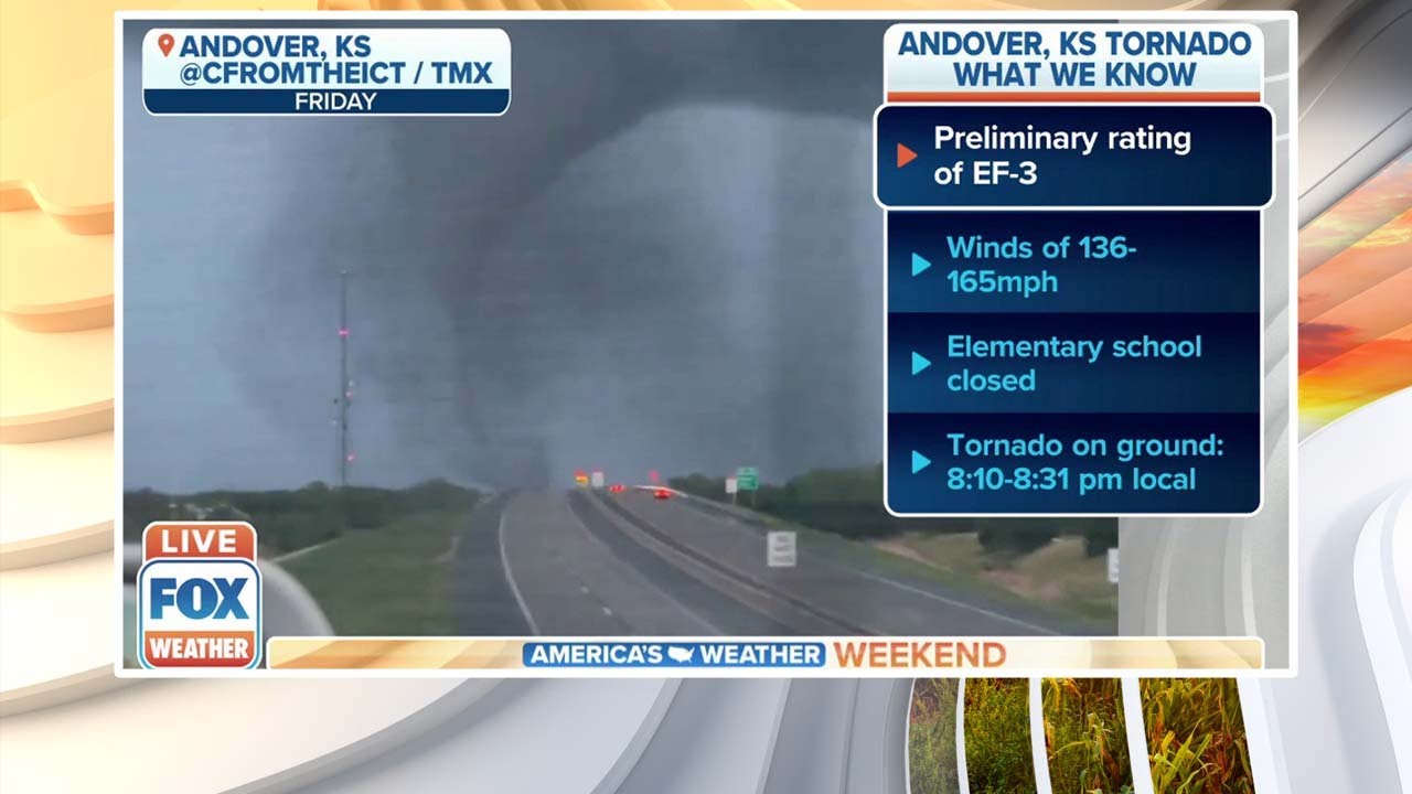 Andover, Kansas Tornado Given Preliminary Rating Of EF-3 - YouTube