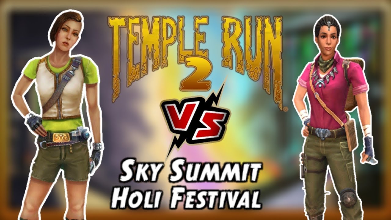 Maria Selva VS Nidhi Nirmal | Sky Summit VS Holi Festival Temple Run 2 ...
