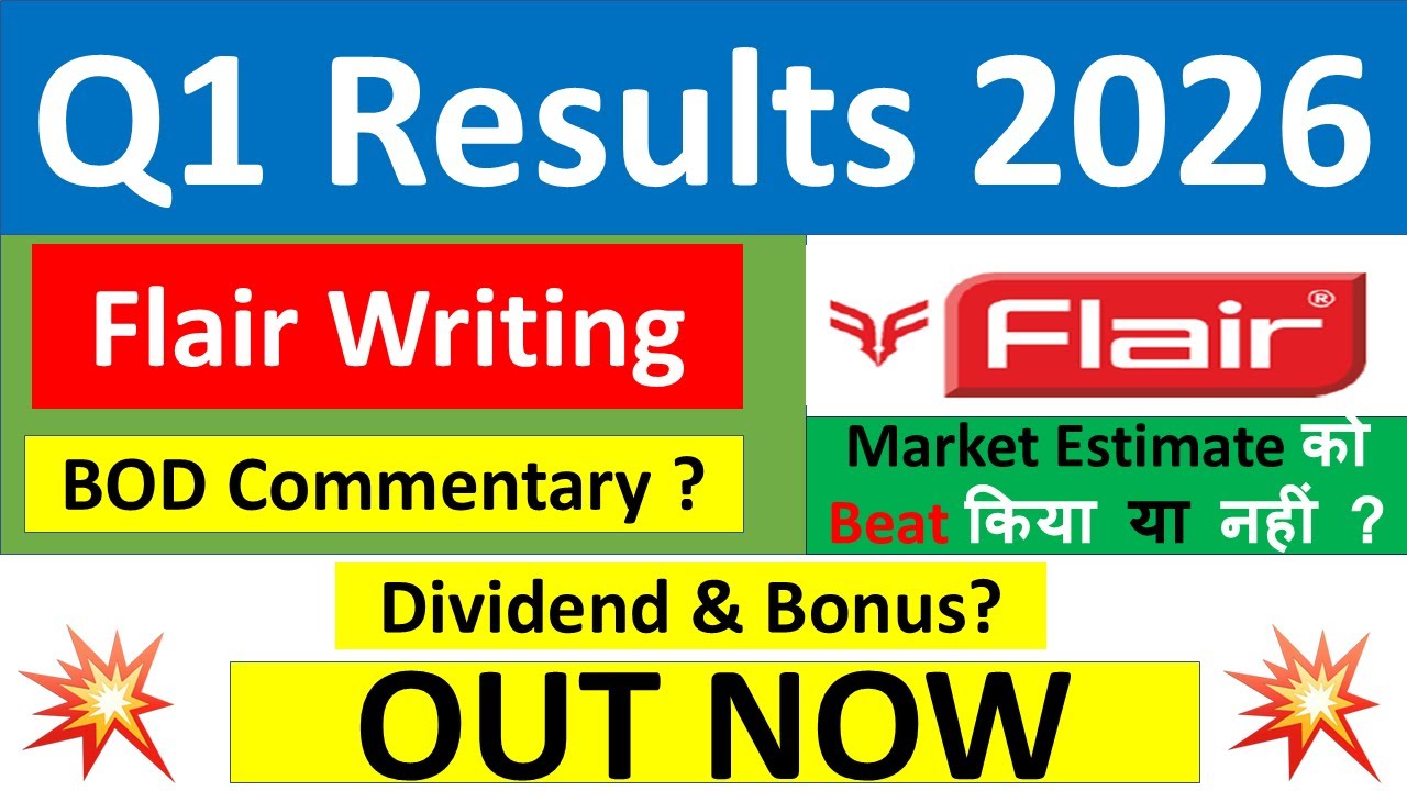 FLAIR WRITING Q1 results 2026 | FLAIR WRITING results today | FLAIR ...