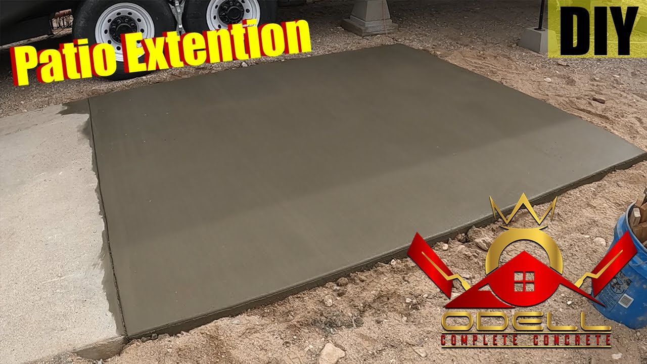 DIY Patio Extension - YouTube