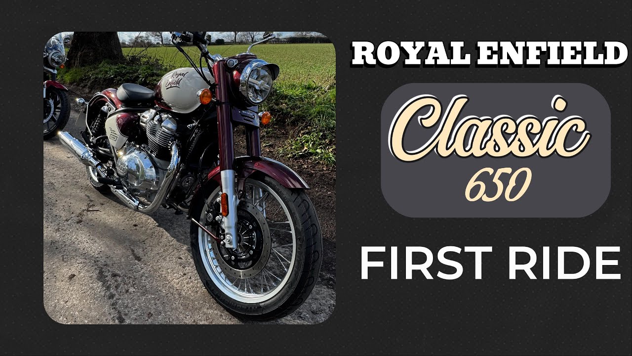 The Classic 650 Twin by Royal Enfield - My First Ride - YouTube