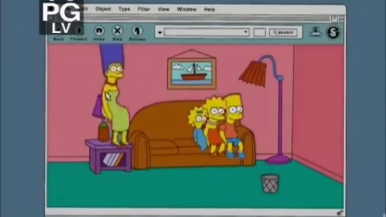 The Simpsons Computer Cough gag - YouTube