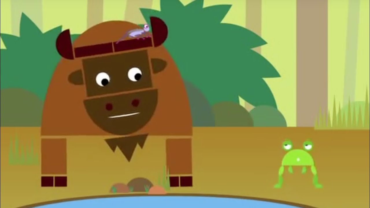 The Frog and the Ox - Fables by SHAPES - Aesop's Fables - YouTube